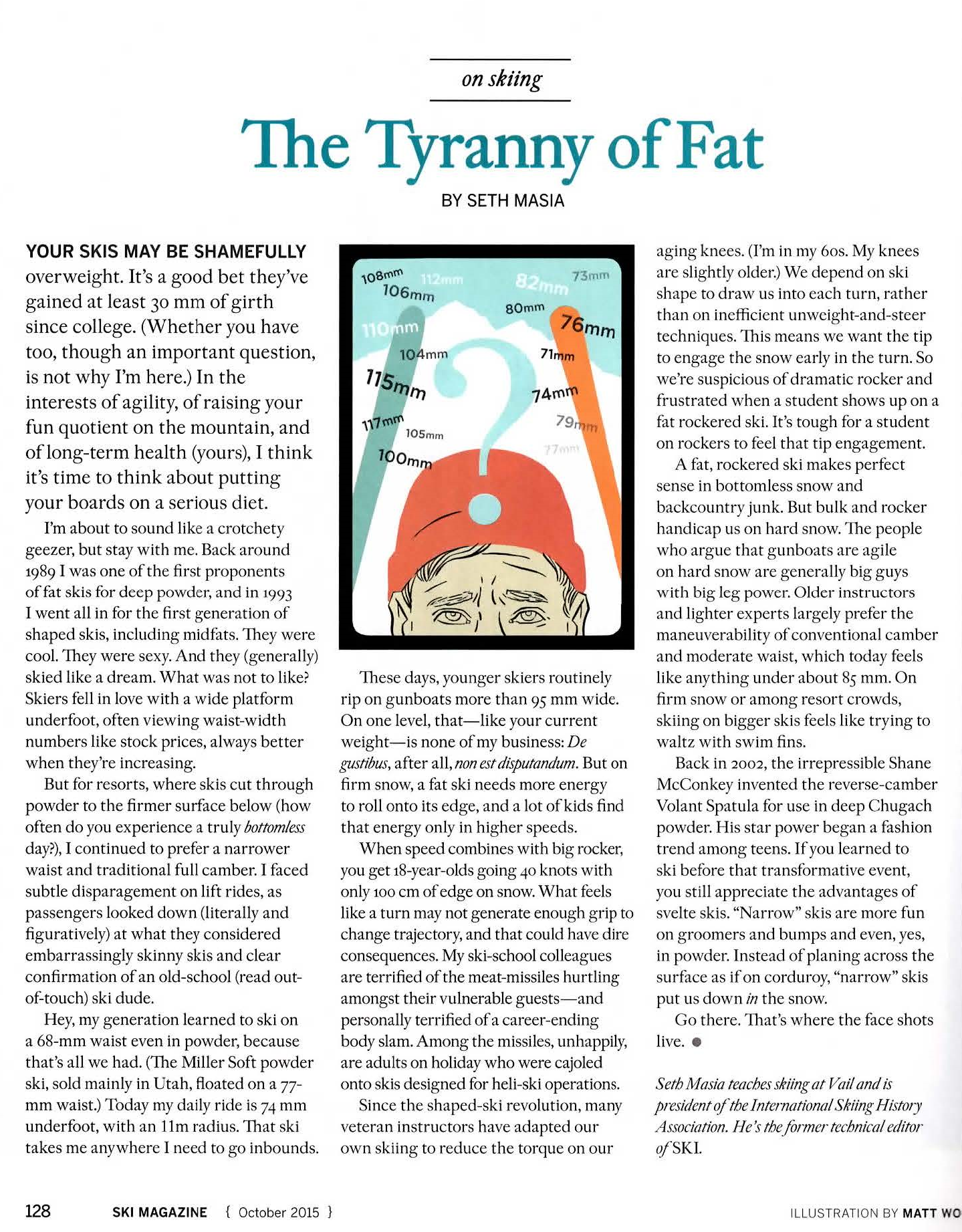 The Tyranny of Fat | SkiYoungerNow